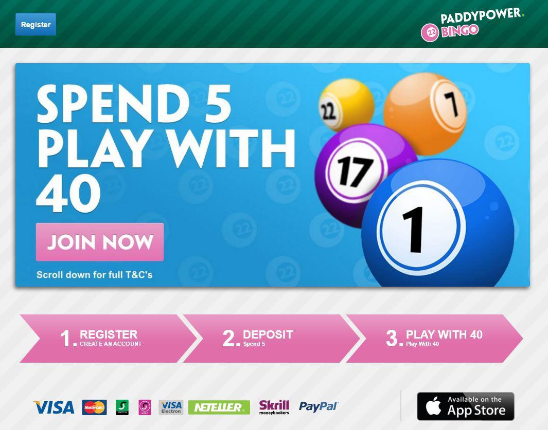 Paddy Power Bingo - PaddyPower, Online Bingo